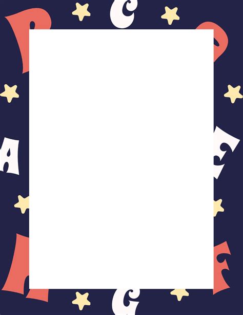 Free Border Templates Editable And Printable