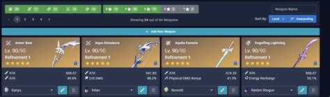 Standardize Ui Design · Issue 1059 · Frzyc Genshin Optimizer · Github