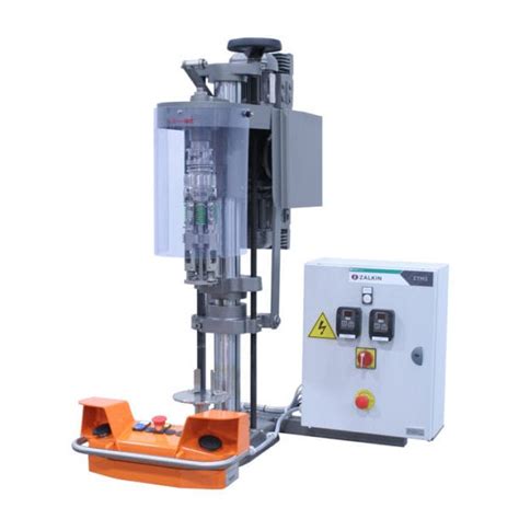 Boucheuse Visseuse à Pression Tm3 Zalkin à Scellement Par Galets