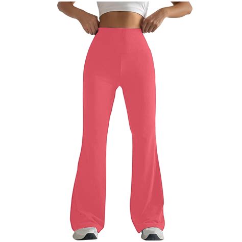 Hvyesh Womens High Waisted Work Pants Business Casual Yoga Flare