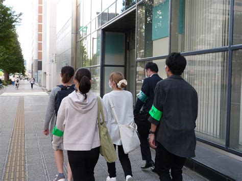 仙台中央警察署と連携した防犯広報活動が始まりました 東北学院大学地域連携センター