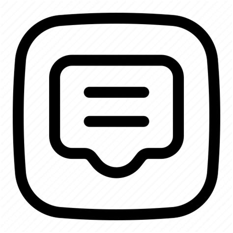 Message User Interface Ui Communications Chat Speech Icon