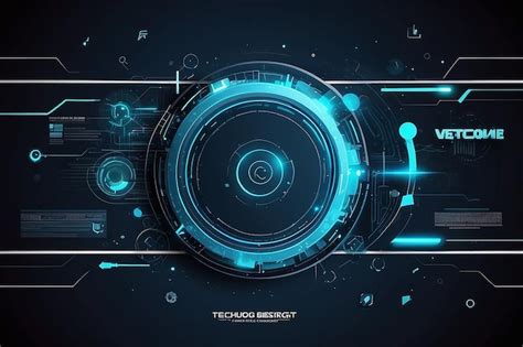 Premium Photo Abstract Technology Communication Concept Vector Background