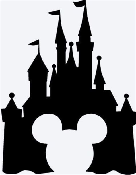 Disney Castle Silhouette Simple Disney Castle Silhouette Walt Disney