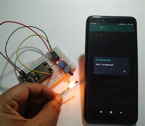 Fire Alarm Using Nodemcu Esp8266