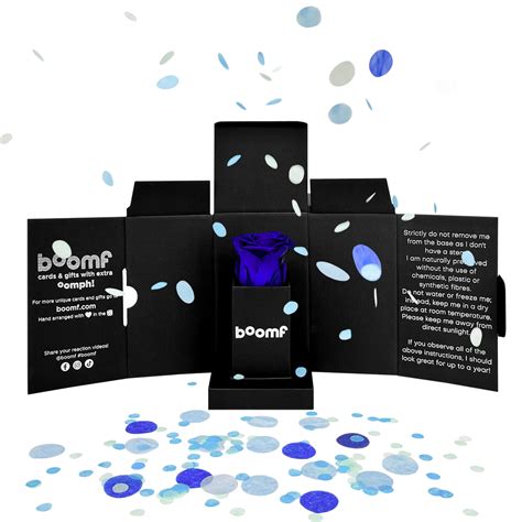 Confetti Exploding Individual Eternity Roses Boomf