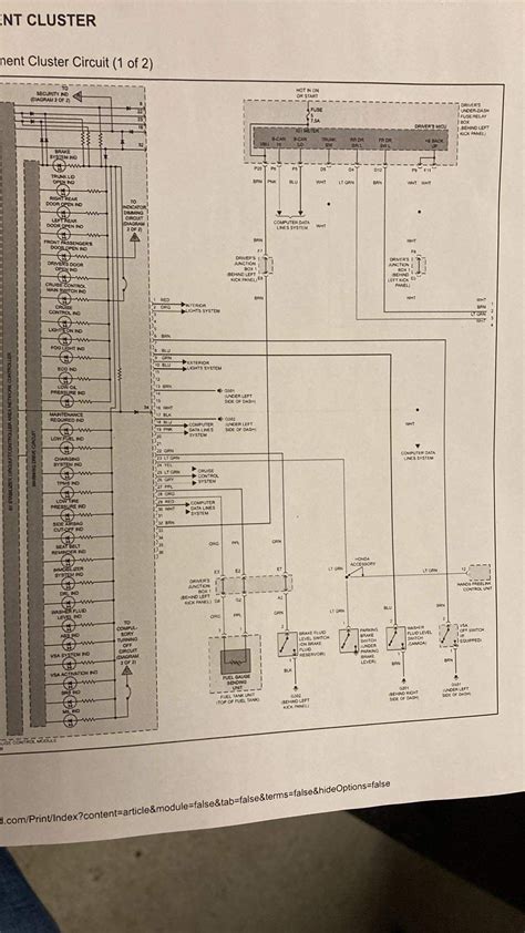 Pinout For My Instrument Cluster Honda Tech Honda Forum Discussion
