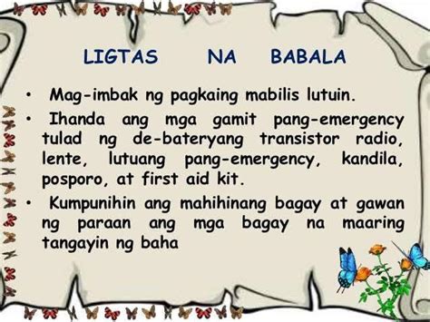 Ibat Ibang Uri Ng Babala Para Sa Kalamidad Banga