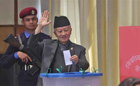 मतदानअघि नेम्वाङले भने देश र जनताका अगाडि चुनौती छ