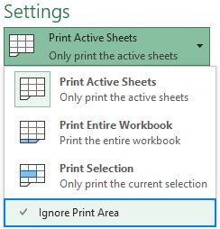 How To Set And Change Print Area In Excel