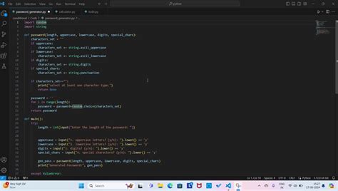 Usha Sri Ankani On Linkedin Codsoft Python Passwordgenerator