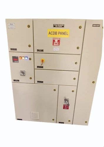 Single Phase 415 V ACDB Control Panel Board 200A At 15000 Piece In Udaipur