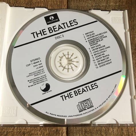The Beatles White Album Cd Thick Case Hobbies And Toys Music And Media