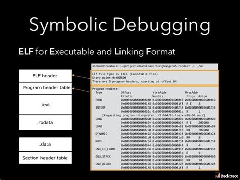 Symbolic Debugging With Dwarf