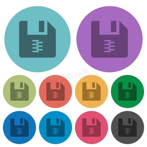 Archive File Icon Different Formats Of Archive Files Vector Linear