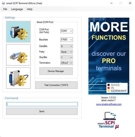 Smarte Software Smart Scpi Terminal µ