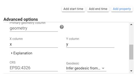 Importing CSV Table With Coordinates To Google Earth Engine Geographic Information Systems