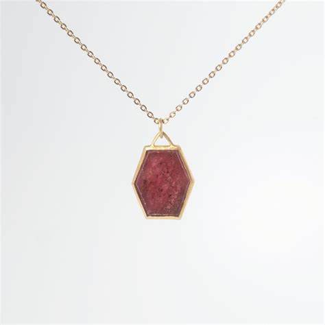 Geometric Ruby Pendant Truss And Ore