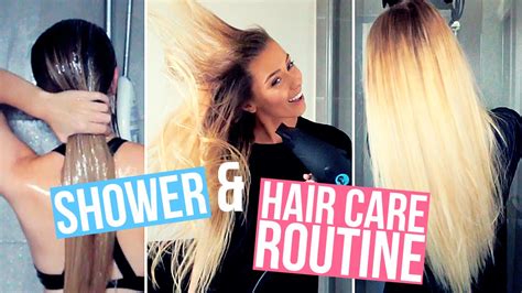 My Shower And Hair Care Routine ♡ Youtube