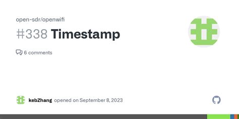 Timestamp · Issue 338 · Open Sdropenwifi · Github