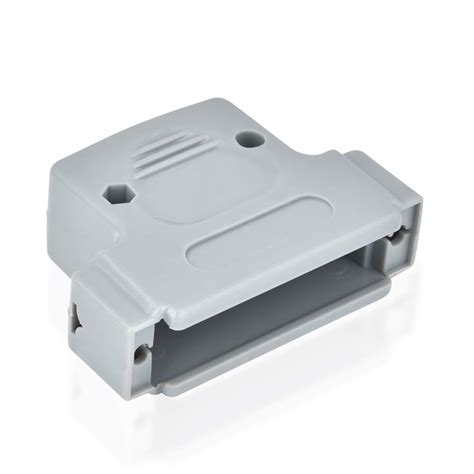 Db25 Backshell 180°plastic Db25 Backshell With Screws 4 40