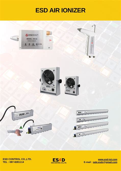 Esd Air Ionizer Electrostatic Discharge Protection And Grounding System