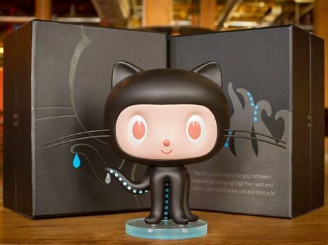 Octocat Figurine Github Figurines Character Design Sculpture
