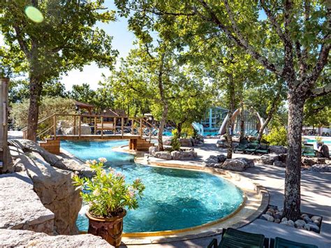 Discover The Pool And Aquatic Park At Le Ranc Davaine Campsite In Ruoms