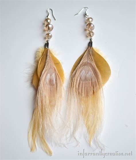 Feather Earrings Tutorial At Joan Bowler Blog