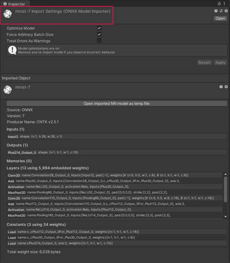 Importing A Trained Model Barracuda 301