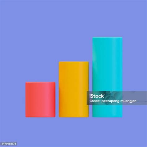 3d 빈 막대 그래프 템플릿입니다 막대 차트 모형 데이터 분석 클리핑 경로가 있는 다채로운 통계 막대 차트입니다 3d 그림입니다 0명에 대한 스톡 사진 및 기타 이미지