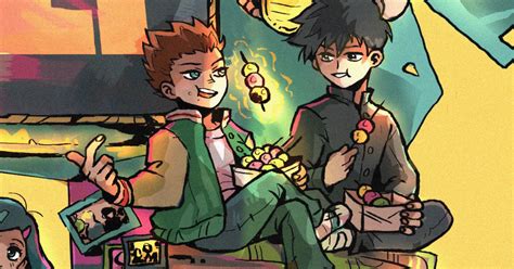 World Of Our Fantasy — Erinye Mob Psycho Print That I Finished Last