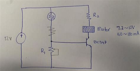 Designing A Light Dark Sensor For Motors Using Transistor And And LDR Electrical Engineering