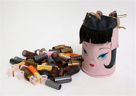 Im Sure This Is Like The One My Mom Had Vintage Hair Curler Bag By Glamour House 1965