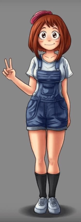 Ochako In Casual Bokunoheroacademia