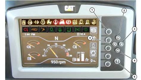 440 And 450 Backhoe Loaders Monitoring System Menu Navigation Caterpillar