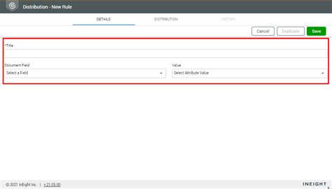 Defining Document Distribution Rules