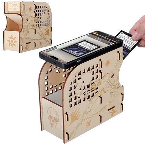 Czyy Card Scanning Stand For Mtg Laser Cut Wood Scanstand For Tcg