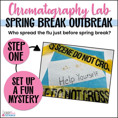 Chemistry In Forensics Chromatography Experiment Easy Fun Science