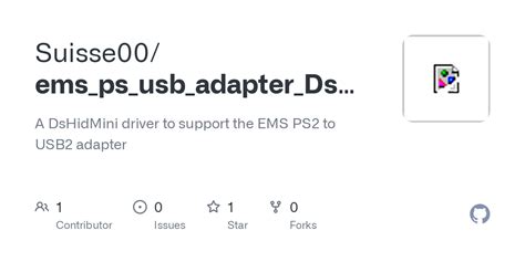 Github Suisse00 Ems Ps Usb Adapter Dshidmini Driver A Dshidmini Driver To Support The Ems Ps2