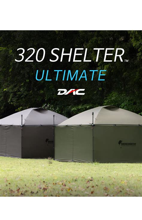 백컨트리 320 쉘터 거실형 텐트 캠핑 리빙쉘주방 쉘터자립형백패킹가족 텐트대형 경량backcountry
