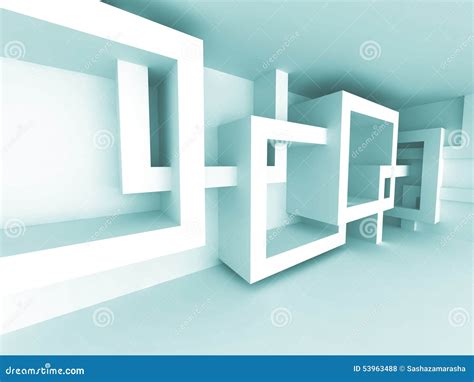 Abstract Architecture Interior Design Background Stock Illustration Illustration Of Digital