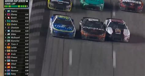 Daniel Suárez Wins Three Wide Photo Finish In Ambetter Health 400 At