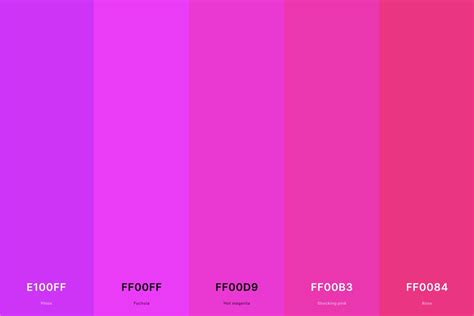 25 Best Magenta Color Palettes With Names And Hex Codes Magenta Hex