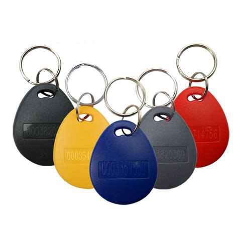 Compact Dual Frequency Abs Rfid Key Fobs For Access