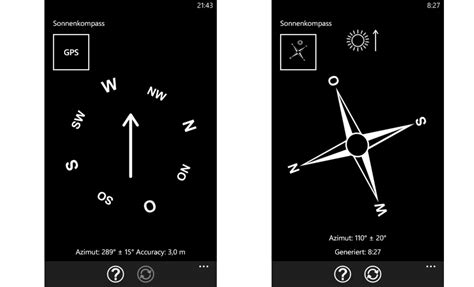 App Des Tages Sunandgps Compass Pro Ein Kompass Für Windows Phone 8x