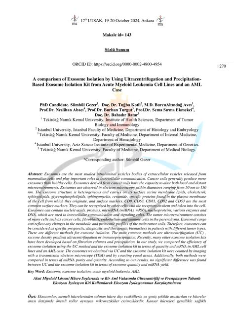 Pdf A Comparison Of Exosome Isolation By Using Ultracentrifugation