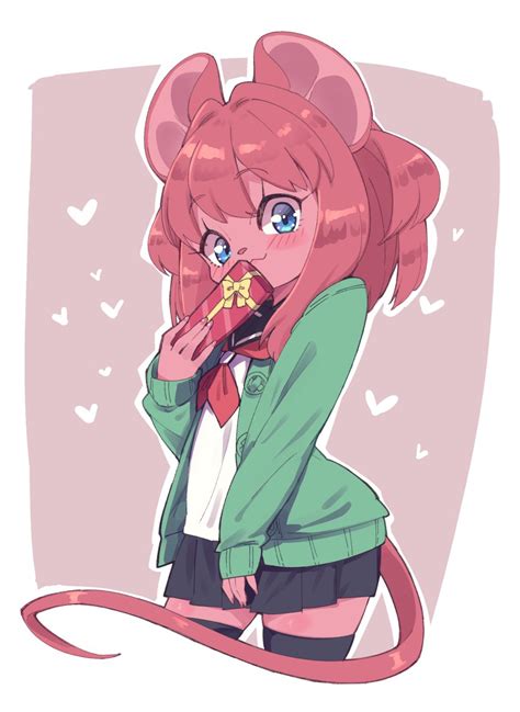 Mouse Girl Original Drawn By Yuukiyuyuki000 Danbooru