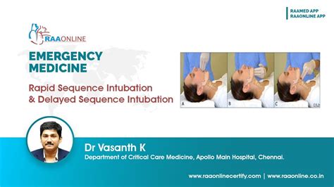 Emergency Medicine Rapid Sequence Intubation And Delayed Sequence