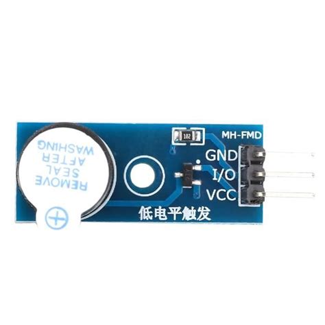 Cikonielf Module électronique Module De Buzzer Actif 5 Pièces 33 ~ 5v Carte De Commande à 3